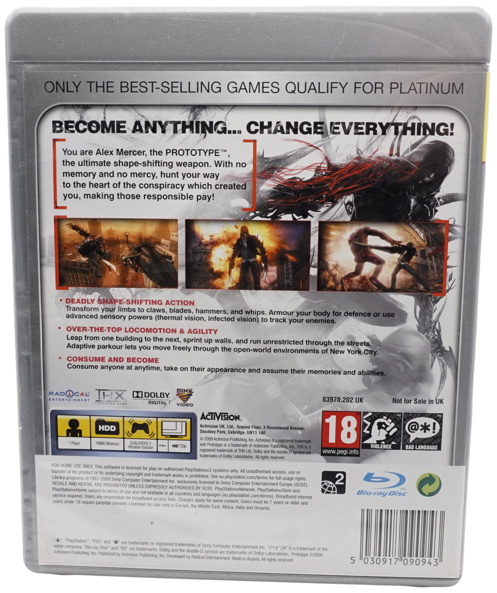 Prototype (Platinum) (PS3) – RetroHygge.dk