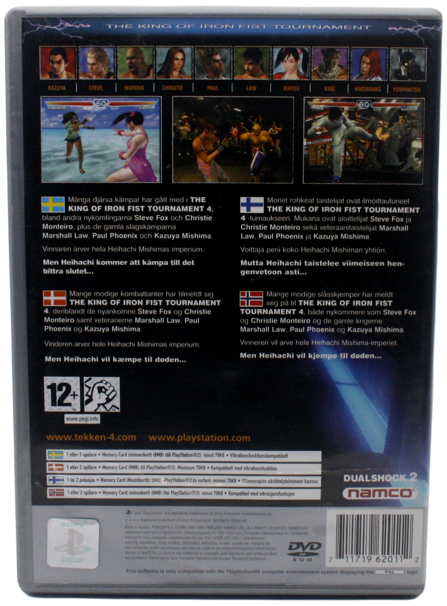 Tekken 4 (Platinum) (PS2) – RetroHygge.dk
