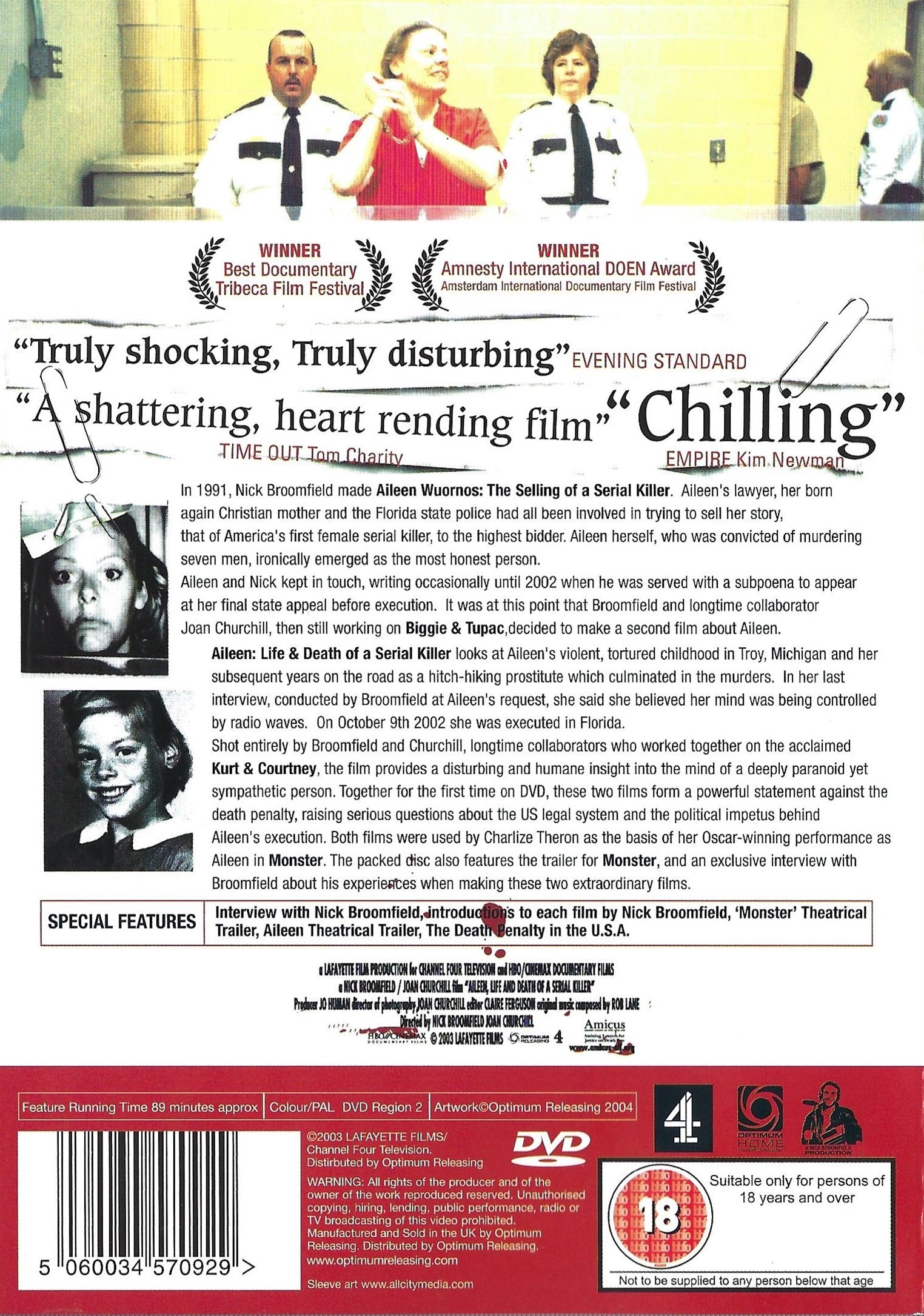 Aileen: Life And Death Of A Serial Killer (DVD) – RetroHygge.dk