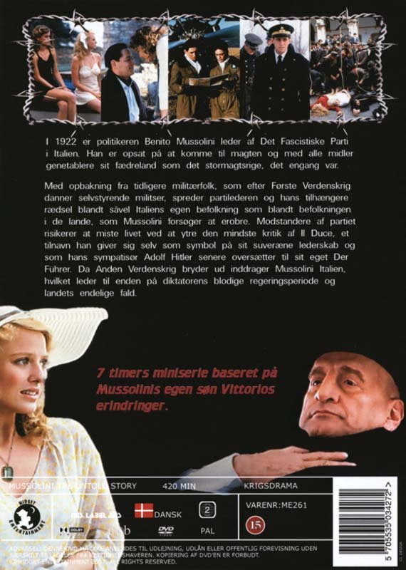 Mussolini: The Untold Story (DVD) – RetroHygge.dk