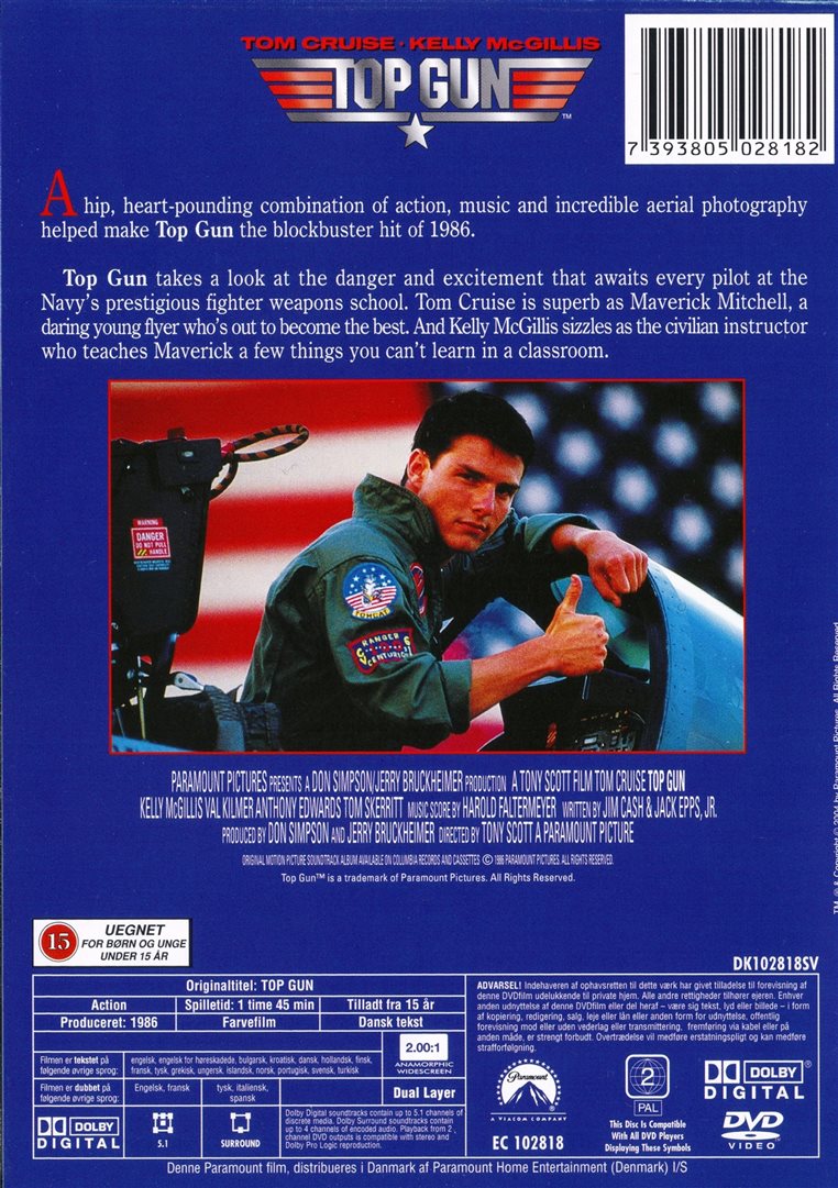 Top Gun (DVD) – RetroHygge.dk
