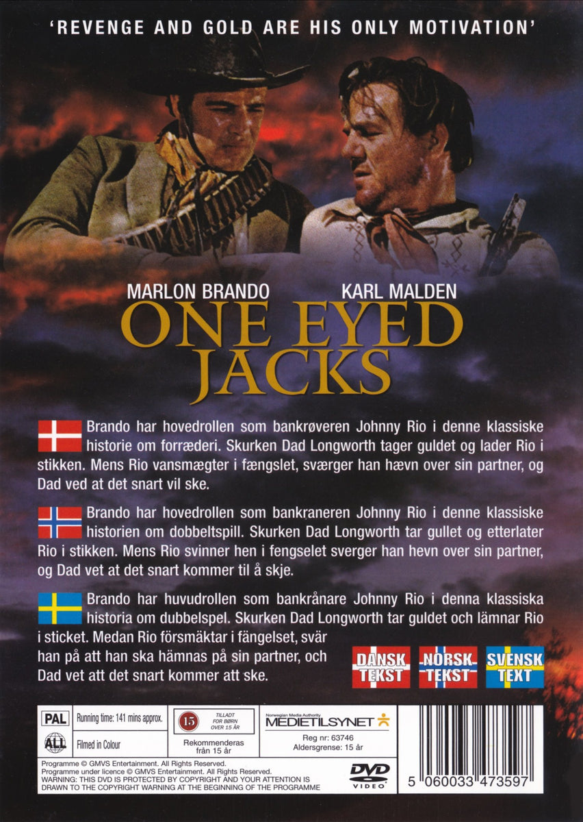 One Eyed Jacks (DVD) – RetroHygge.dk