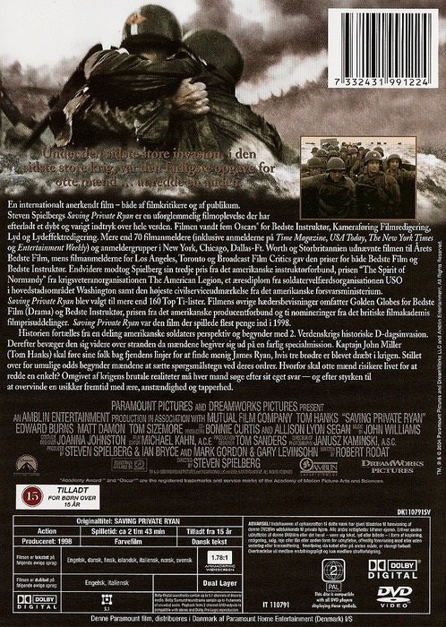 Saving Private Ryan (DVD) – RetroHygge.dk