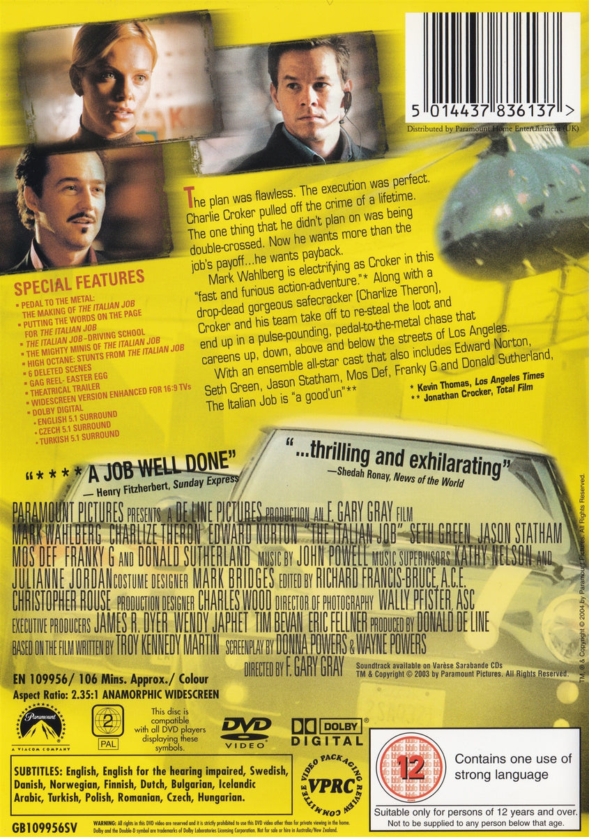 The Italian Job (DVD) – RetroHygge.dk