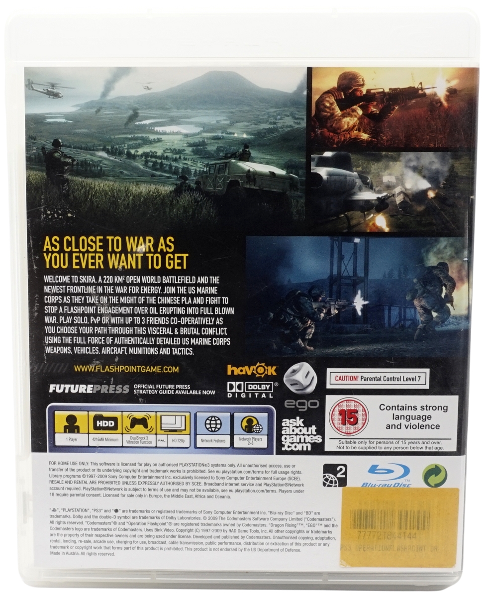 Operation Flashpoint : Dragon Rising (PS3) – RetroHygge.dk