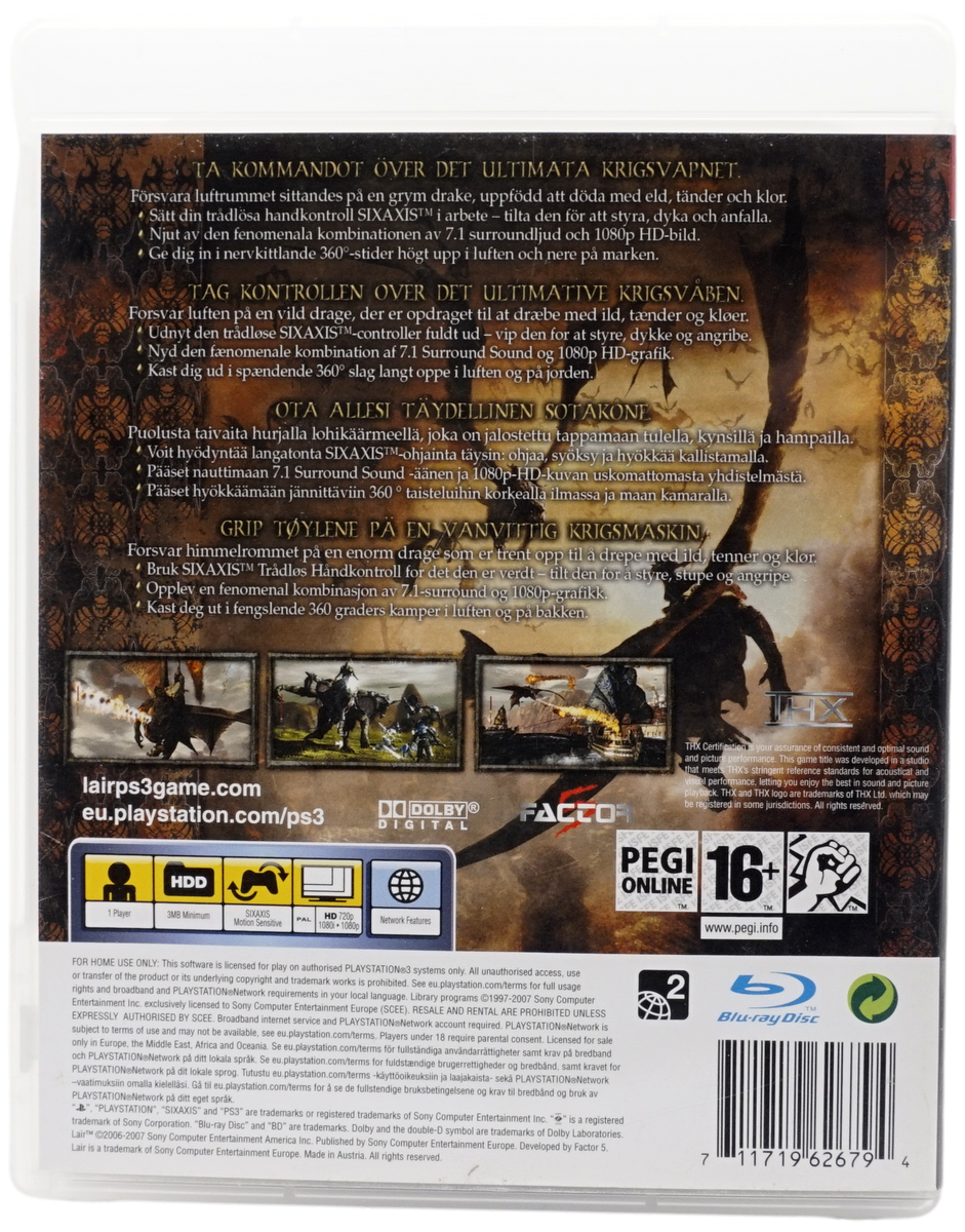 Lair (PS3) – RetroHygge.dk