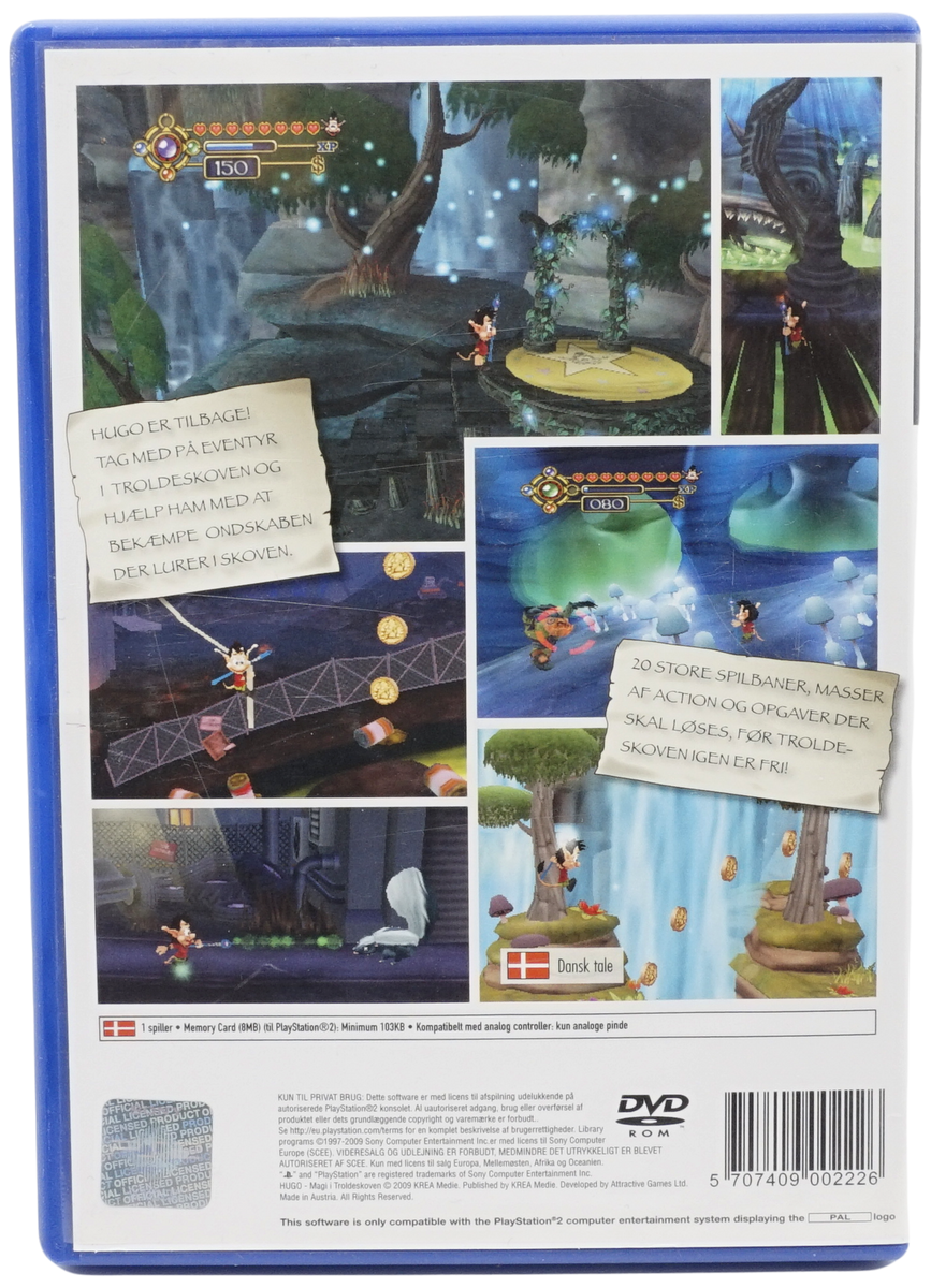 Hugo : Magi i Troldeskoven (PS2) – RetroHygge.dk