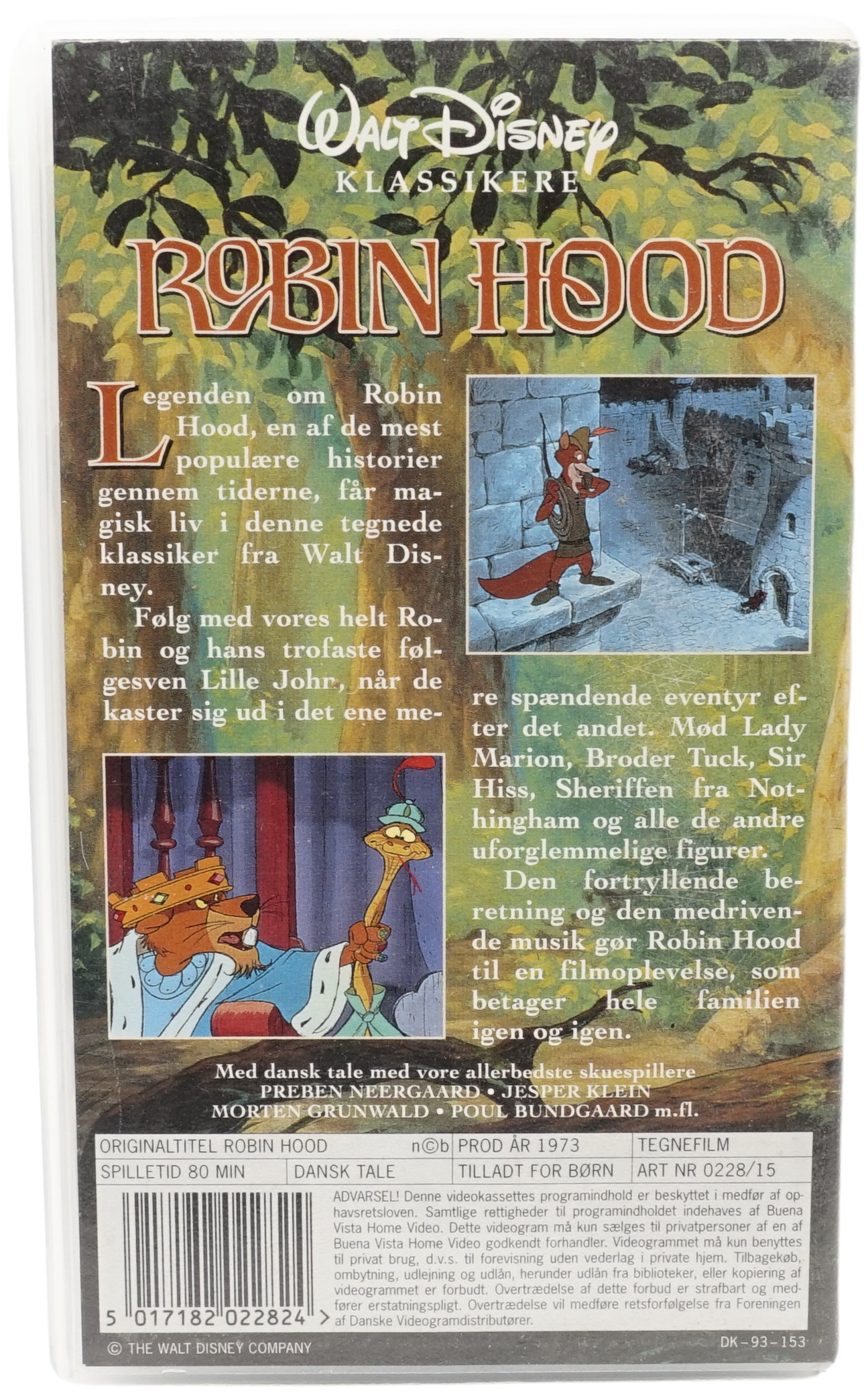 Robin Hood (VHS) – RetroHygge.dk