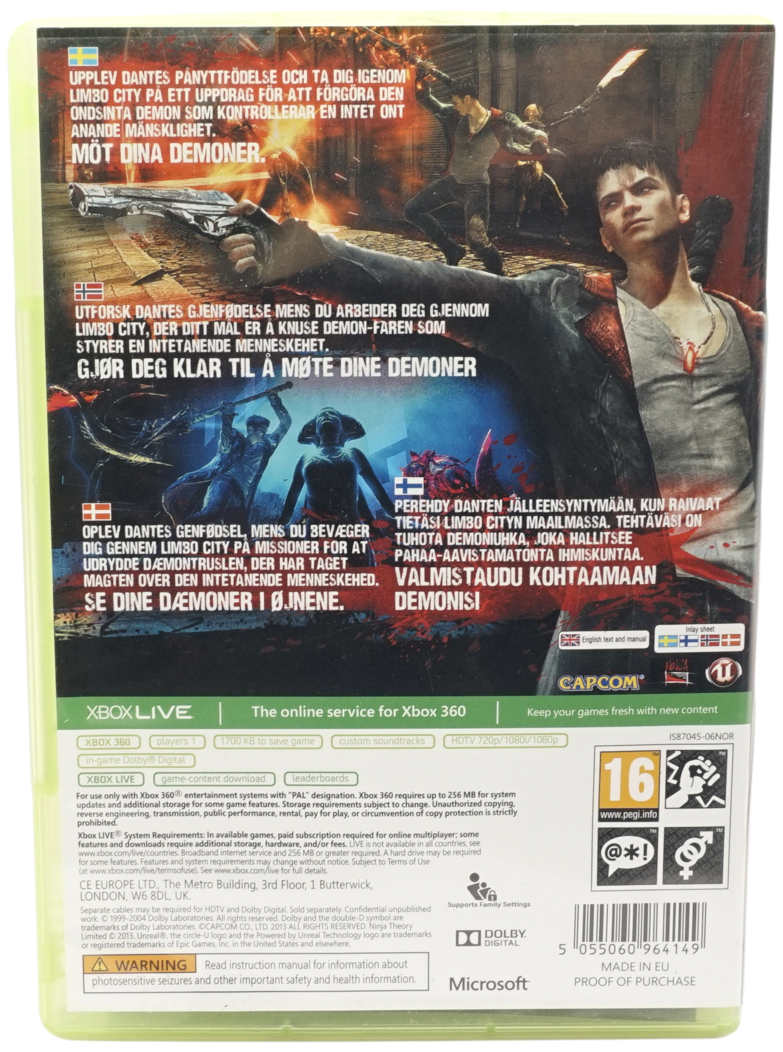 DMC : Devil May Cry (Xbox 360) – RetroHygge.dk