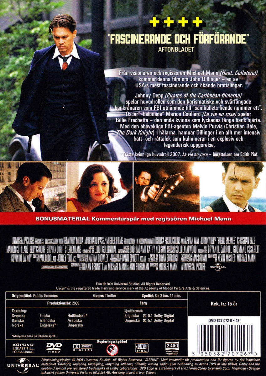 Public Enemies (DVD) – RetroHygge.dk