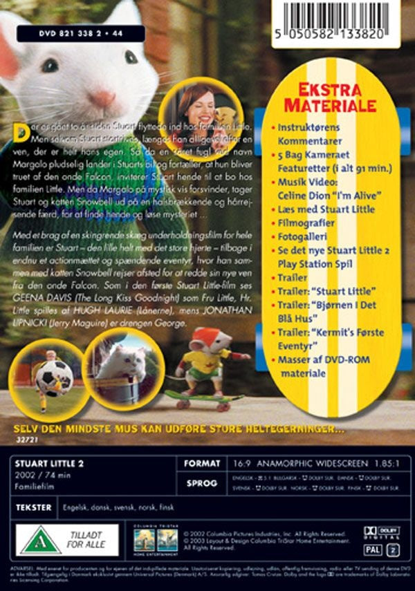 Stuart Little 2 (DVD) – RetroHygge.dk