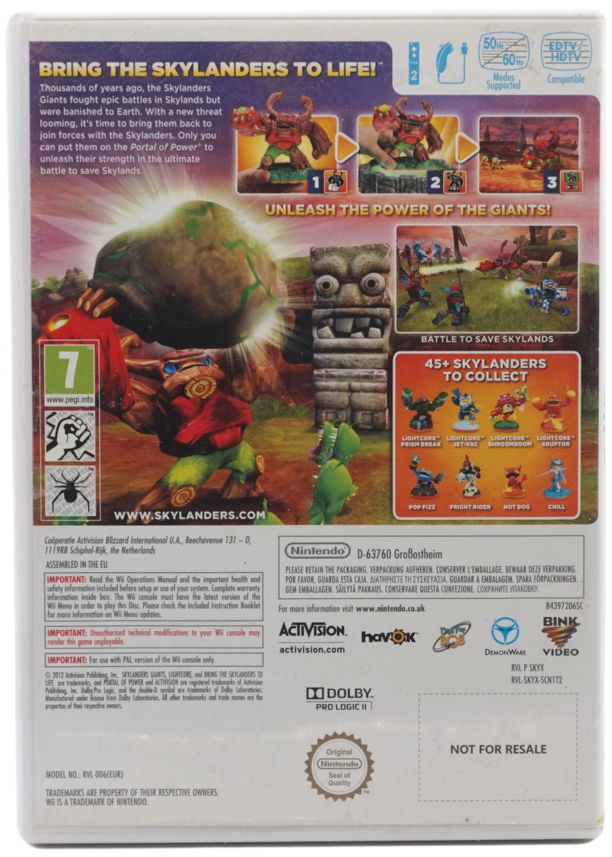 Skylanders Giants (Wii) – RetroHygge.dk