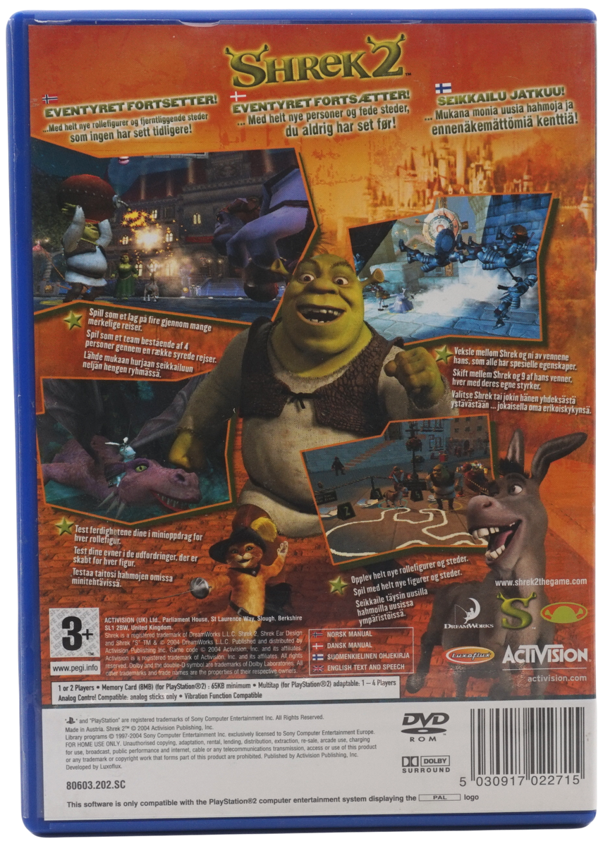 Shrek 2 (PS2) – RetroHygge.dk