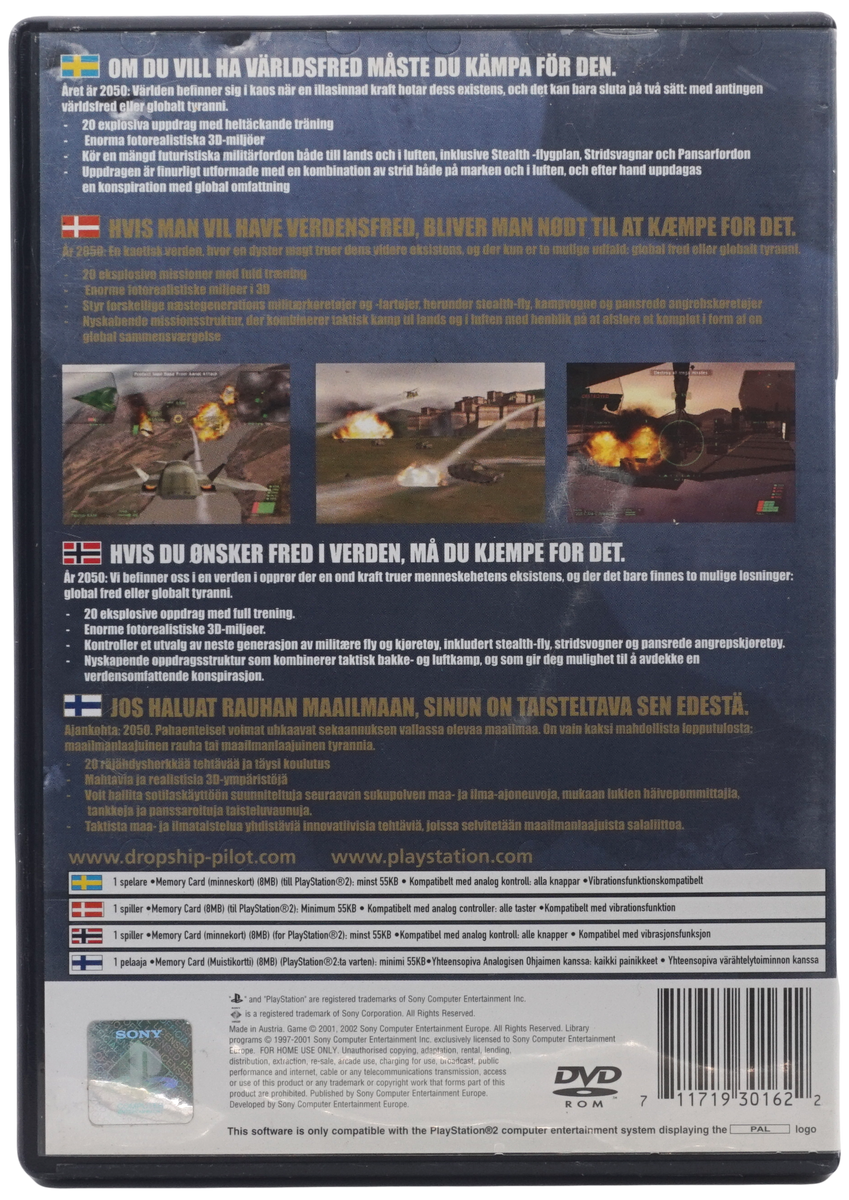 Dropship : United Peace Force (PS2) – RetroHygge.dk