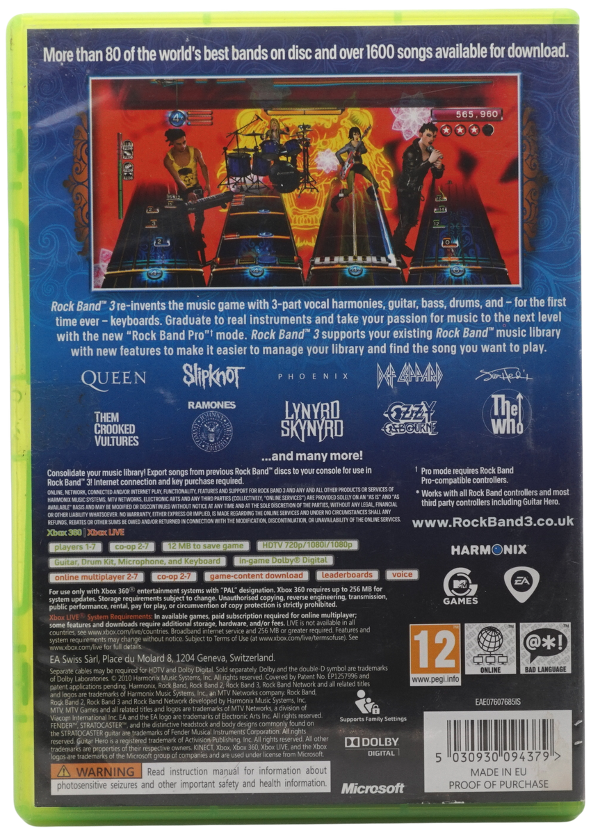 Rock Band 3 (Xbox 360) – RetroHygge.dk