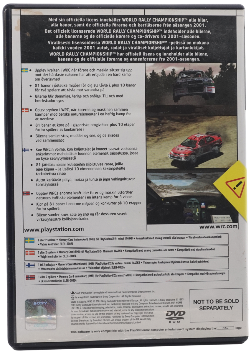 WRC World Rally Championship (PS2) – RetroHygge.dk