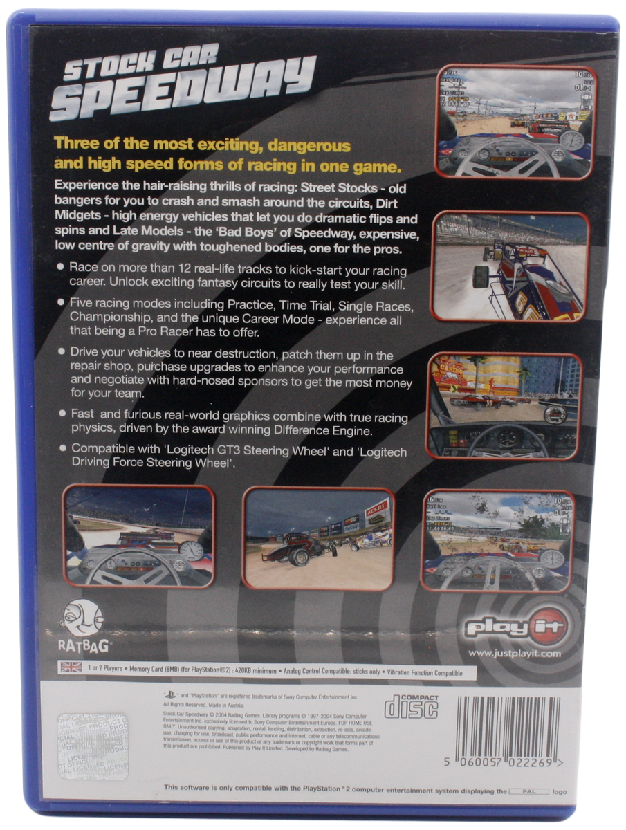 Stock Car Speedway (PS2) – RetroHygge.dk