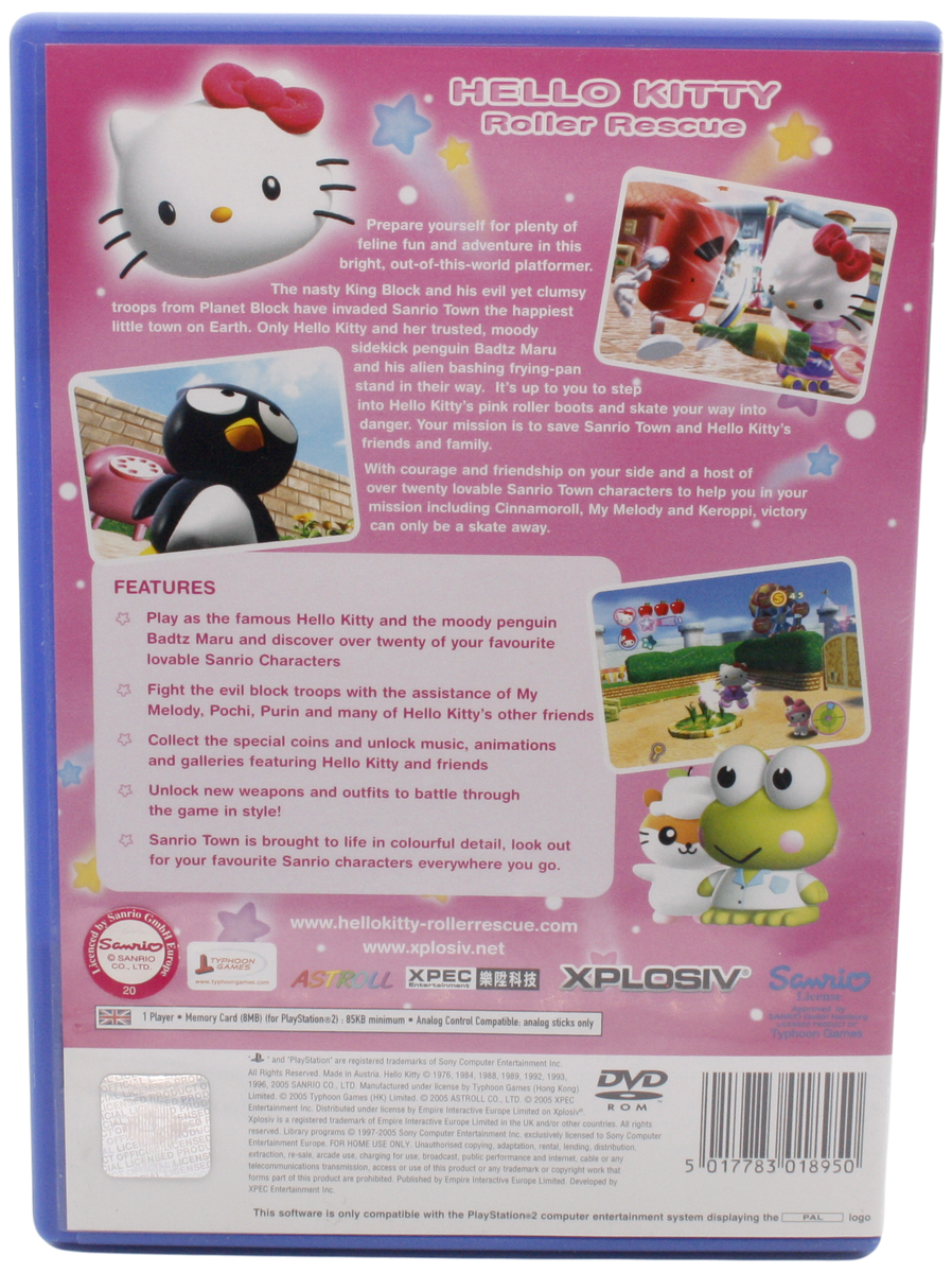 Hello Kitty : Roller Rescue (PS2) – RetroHygge.dk