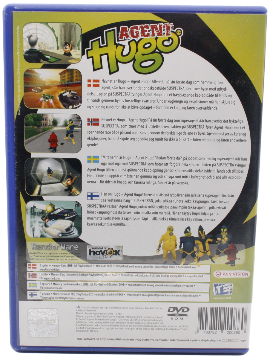 Agent Hugo (PS2) – RetroHygge.dk