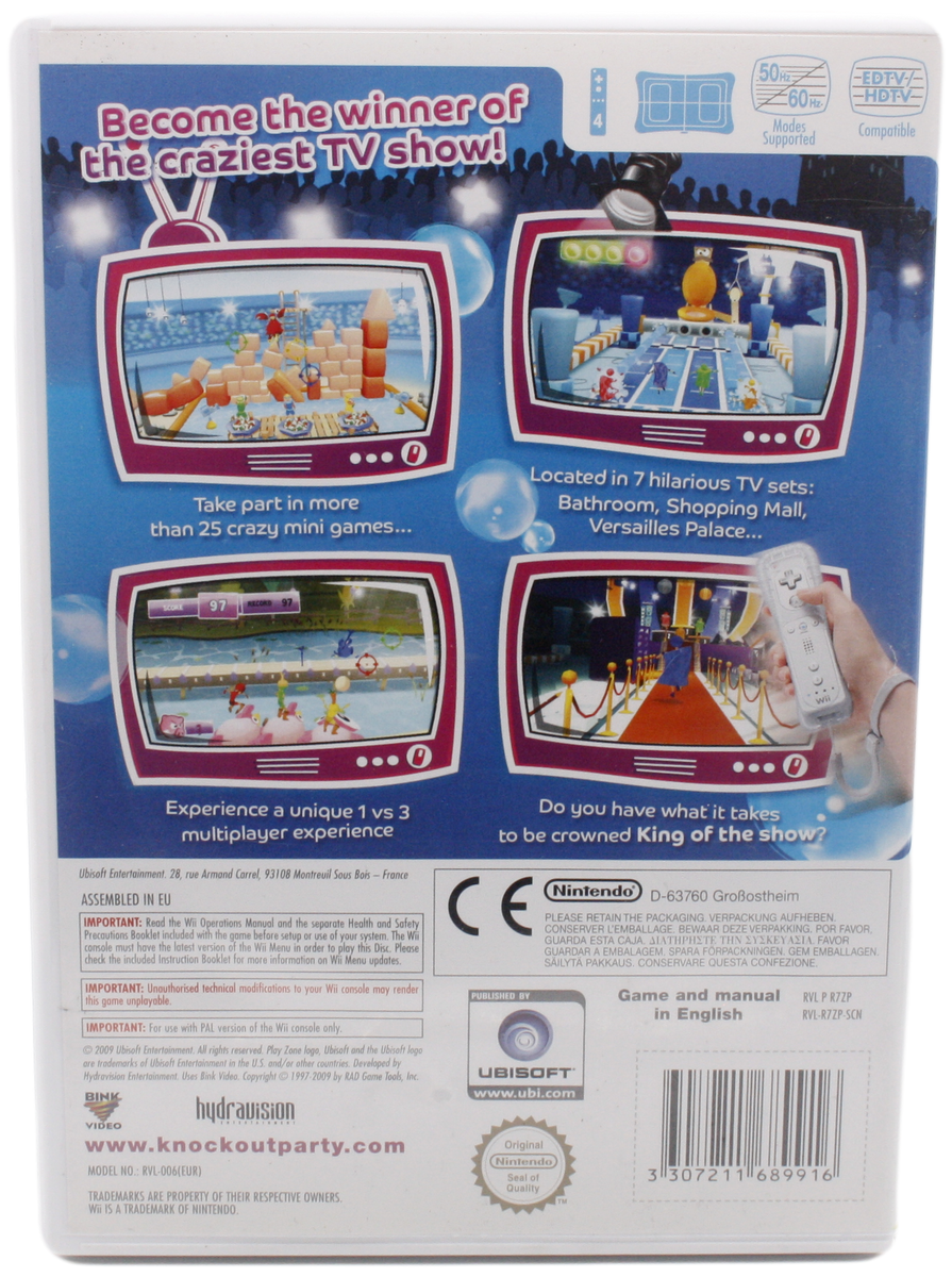 Knockout Party (Wii) – RetroHygge.dk